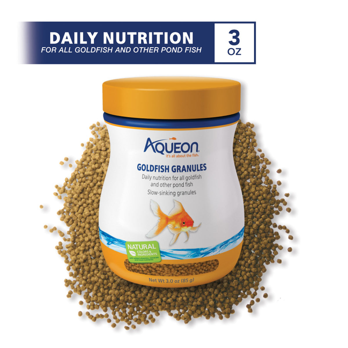 Aqueon Goldfish Granules 3 oz | ASAP Aquarium