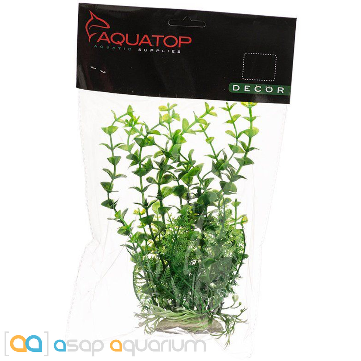 Aquatop Elodea Aquarium Plant Green 6" High with Weighted Base | ASAP ...