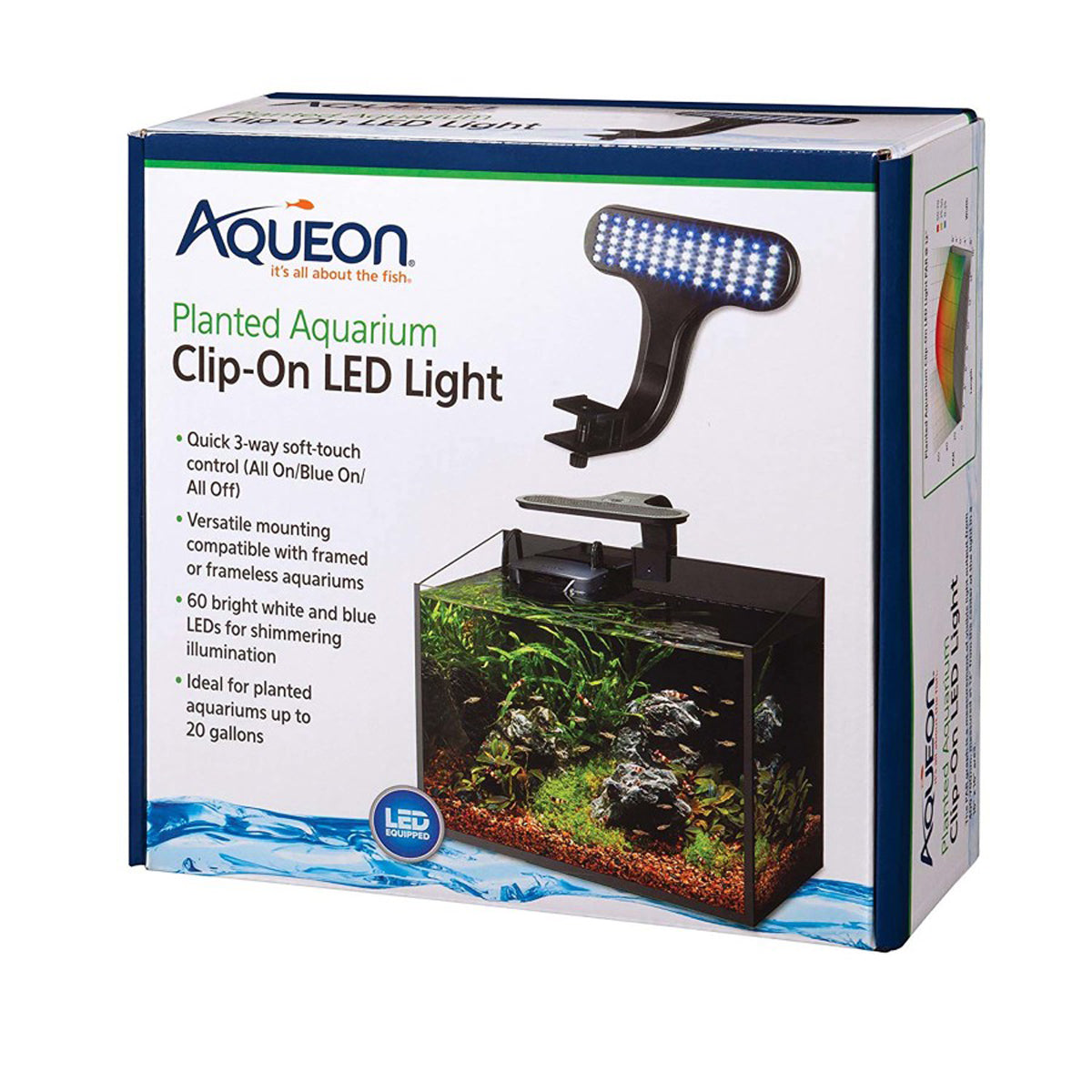 Aqueon Planted Aquarium Clip-On LED Light | ASAP Aquarium