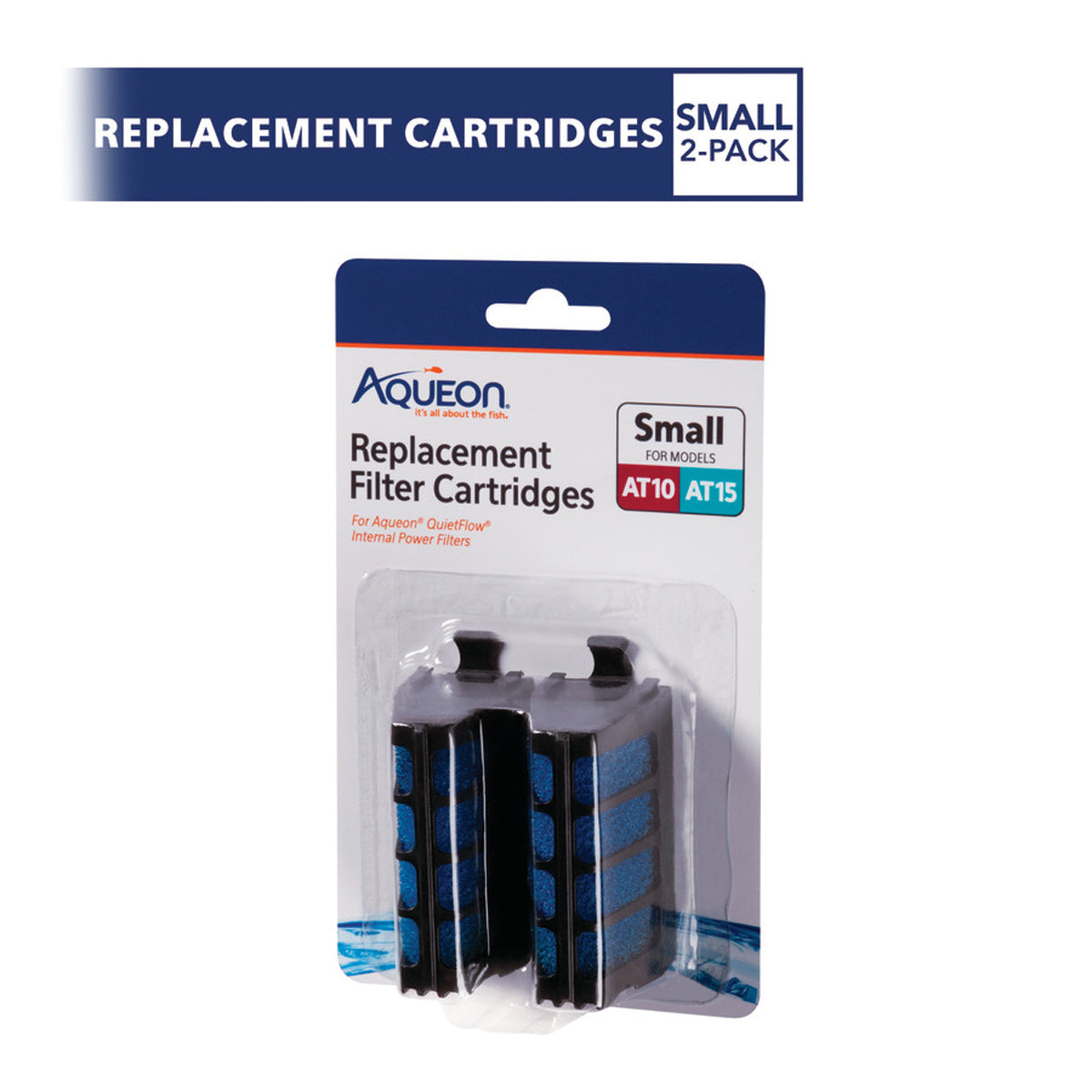 Aqueon QuietFlow AT10 AT15 Small Replacement Filter Cartridges 2 Pack ...