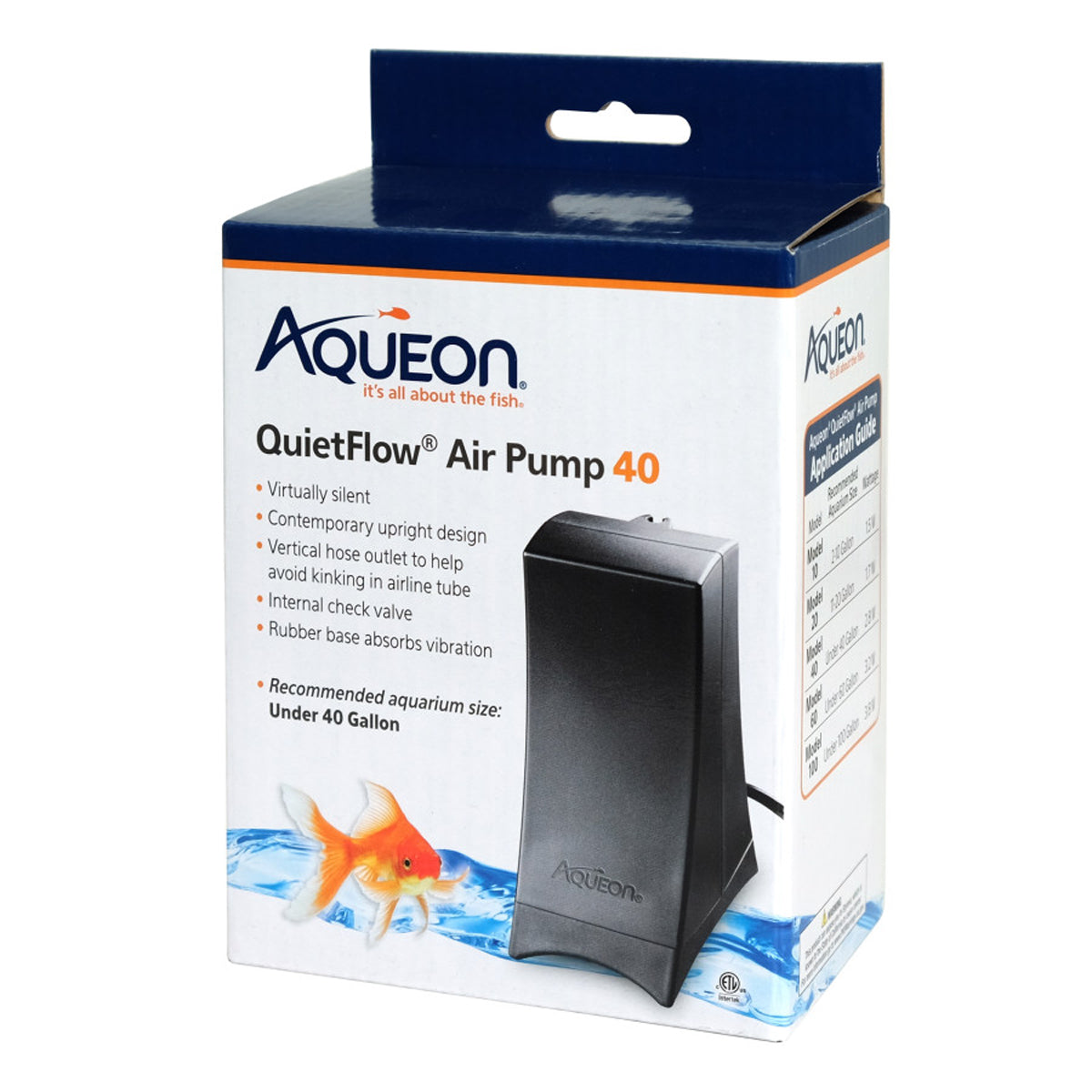 Aqueon QuietFlow Air Pump 40 | ASAP Aquarium