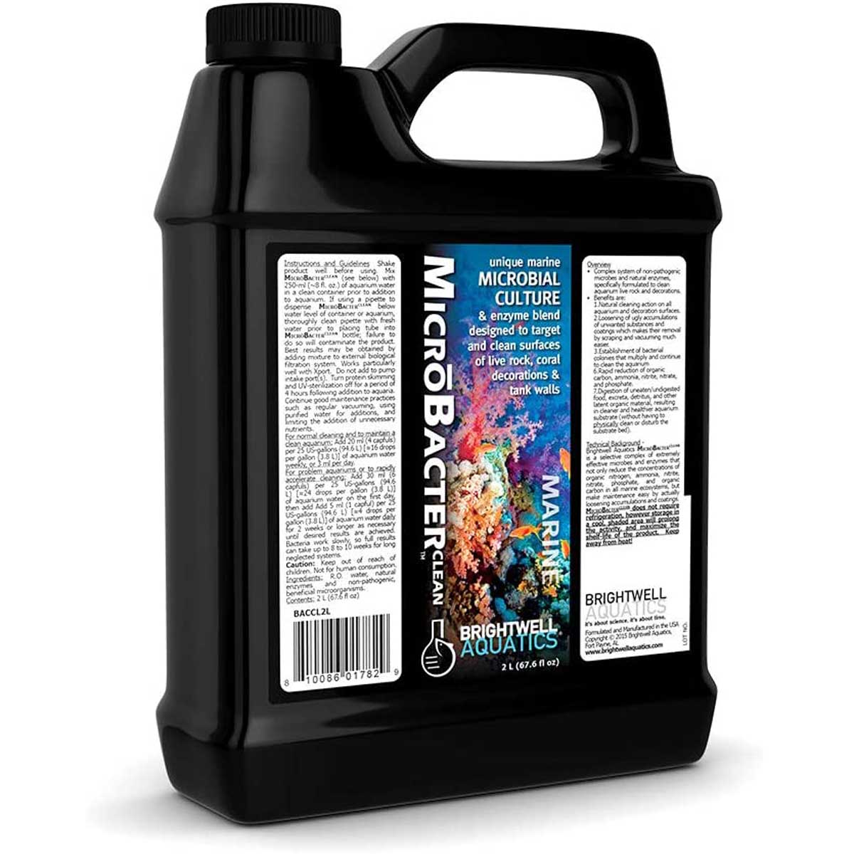 Brightwell Aquatics MicroBacterCLEAN 2 Liters | ASAP Aquarium