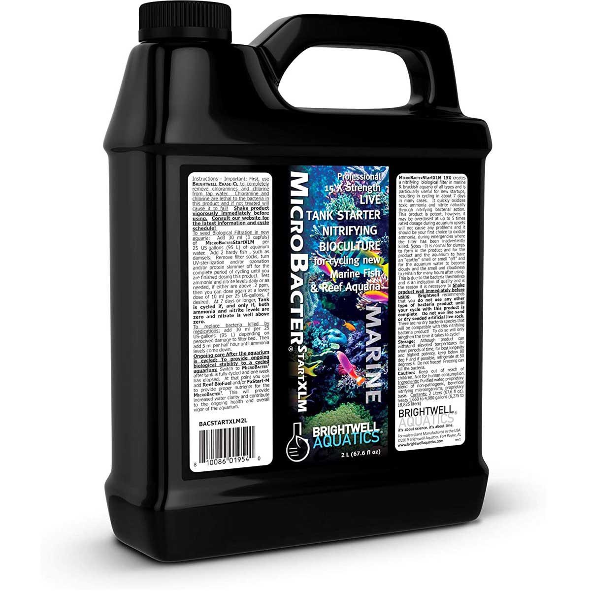 Brightwell Aquatics MicroBacter START XLM 2 Liters | ASAP Aquarium