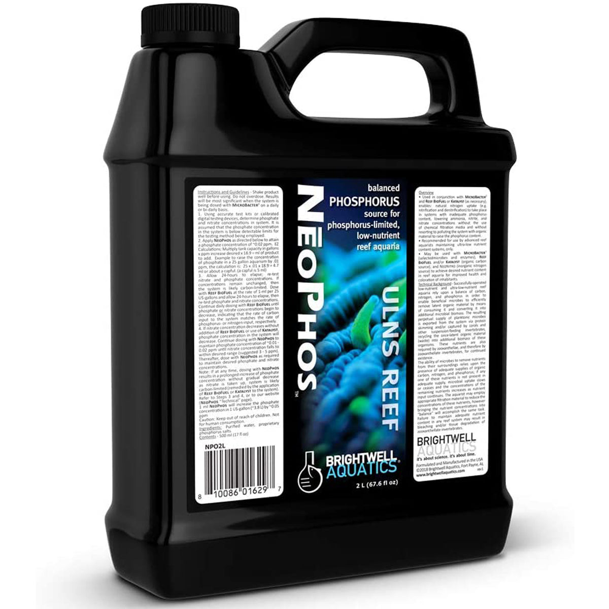 Brightwell Aquatics NeoPhos 2 Liters | ASAP Aquarium
