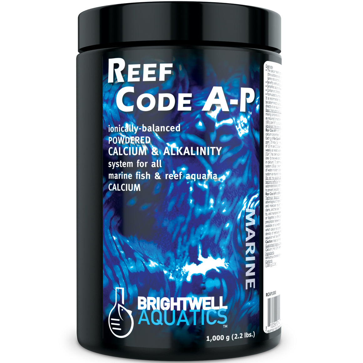 Brightwell Aquatics Reef Code A-P 1000 grams | ASAP Aquarium