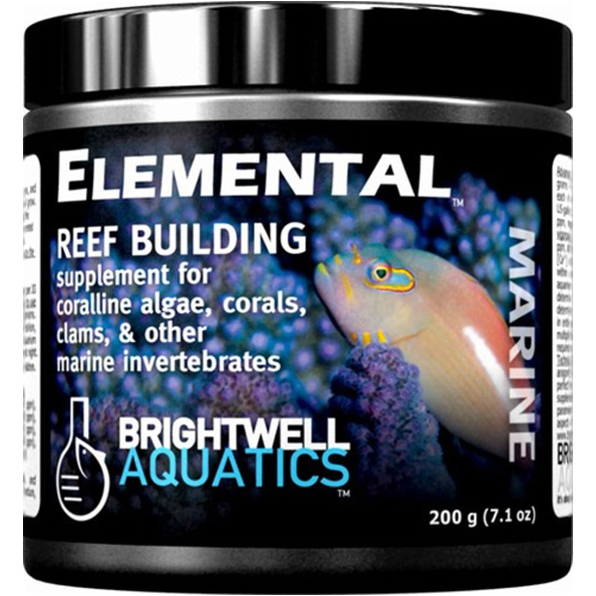 Brightwell Aquatics Elemental 200 grams Powder Reef Building Supplement ...