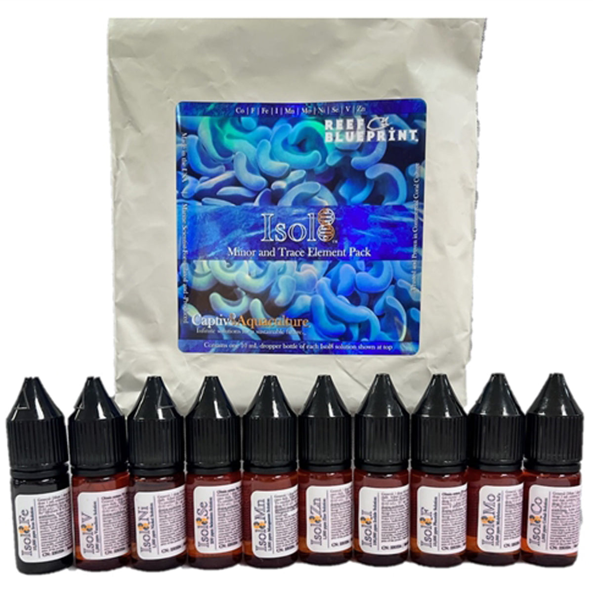 Captiv8 Aquaculture Isol8 Minor and Trace Element Pack 10x 10mL | ASAP ...