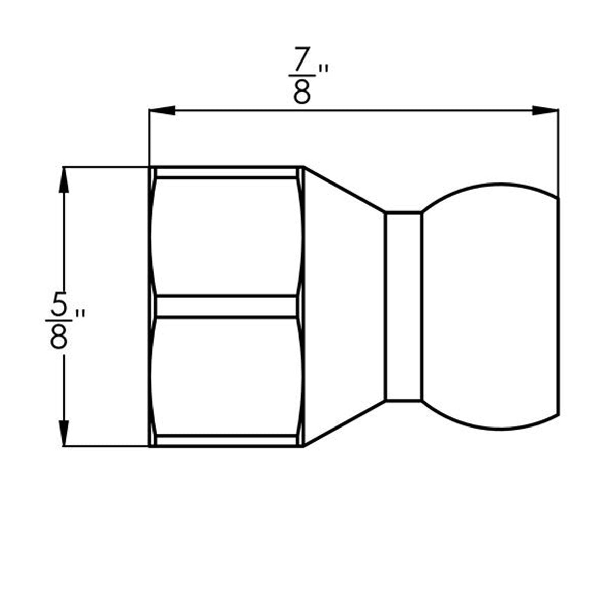 Loc-Line ¼" FPT Adapter– ASAP Aquarium