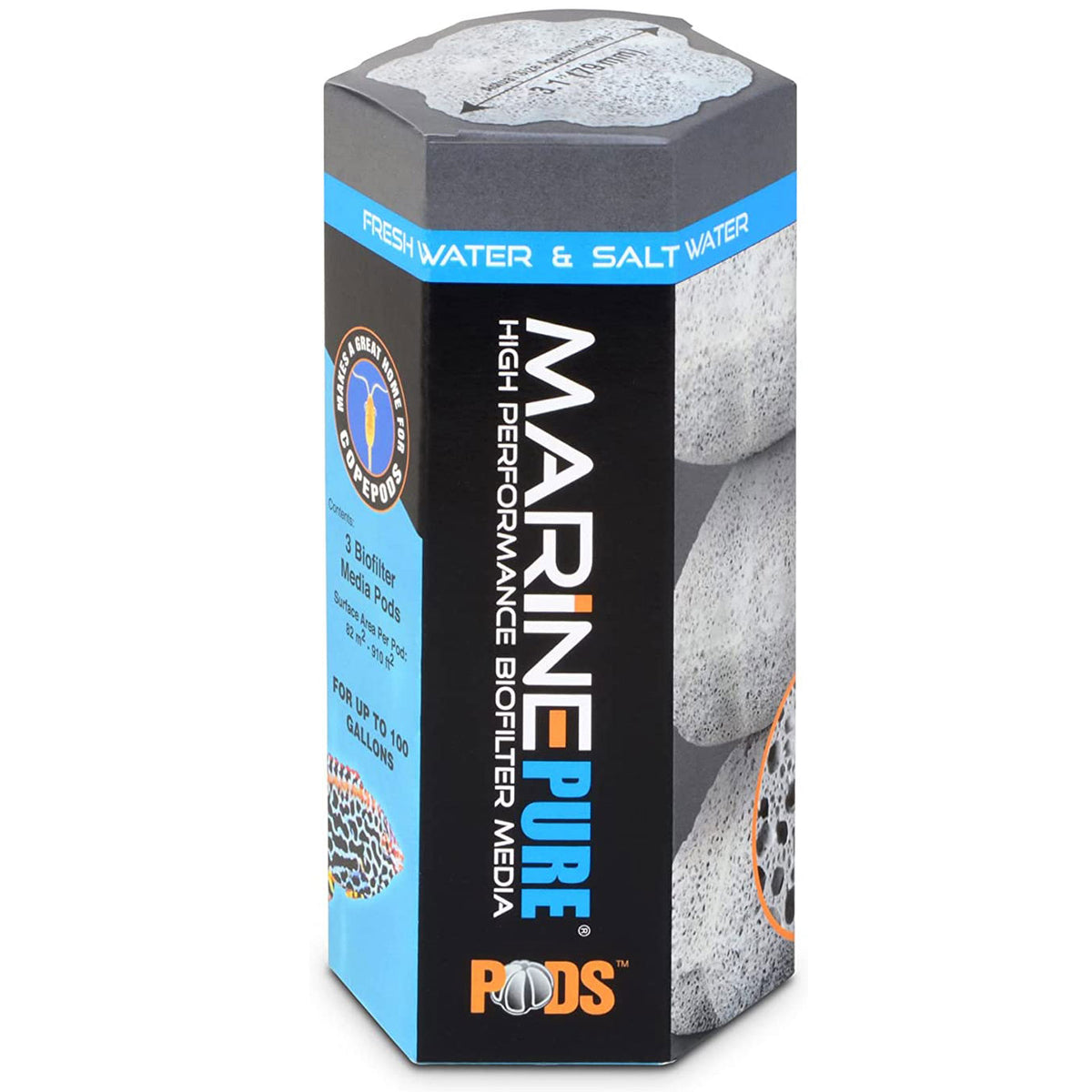 MarinePure PODS 3 Count High Performance Biofilter Media | ASAP Aquarium