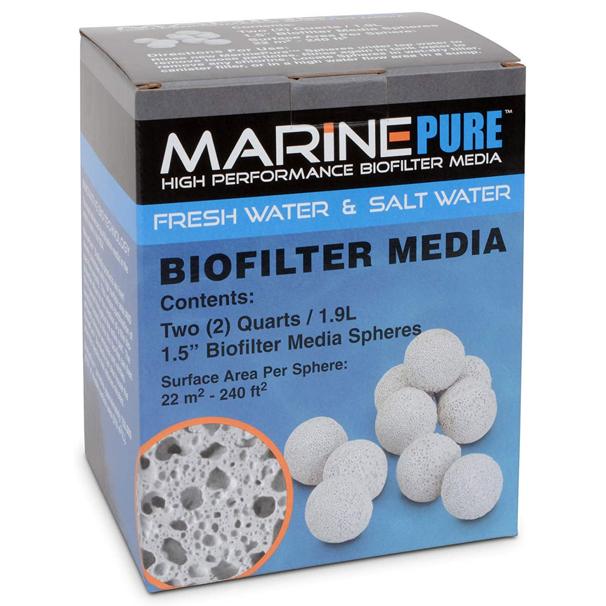 MarinePure Spheres 2 Quarts High Performance Biofilter Media | ASAP ...