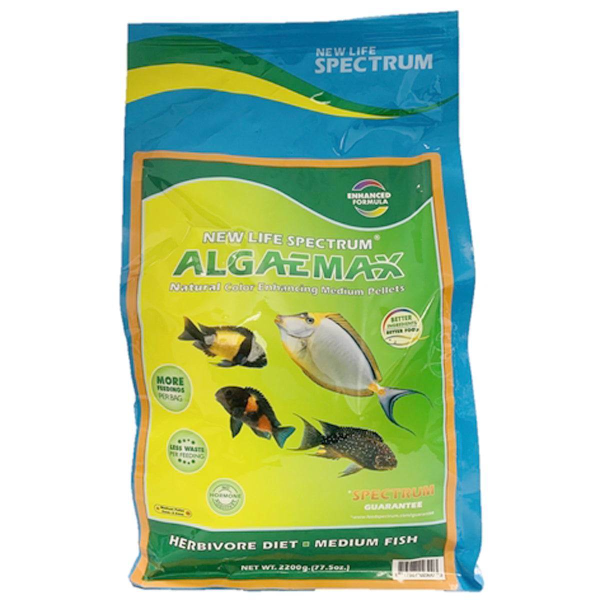 New Life Spectrum ALGAEMAX Medium Pellets 2200g– ASAP Aquarium
