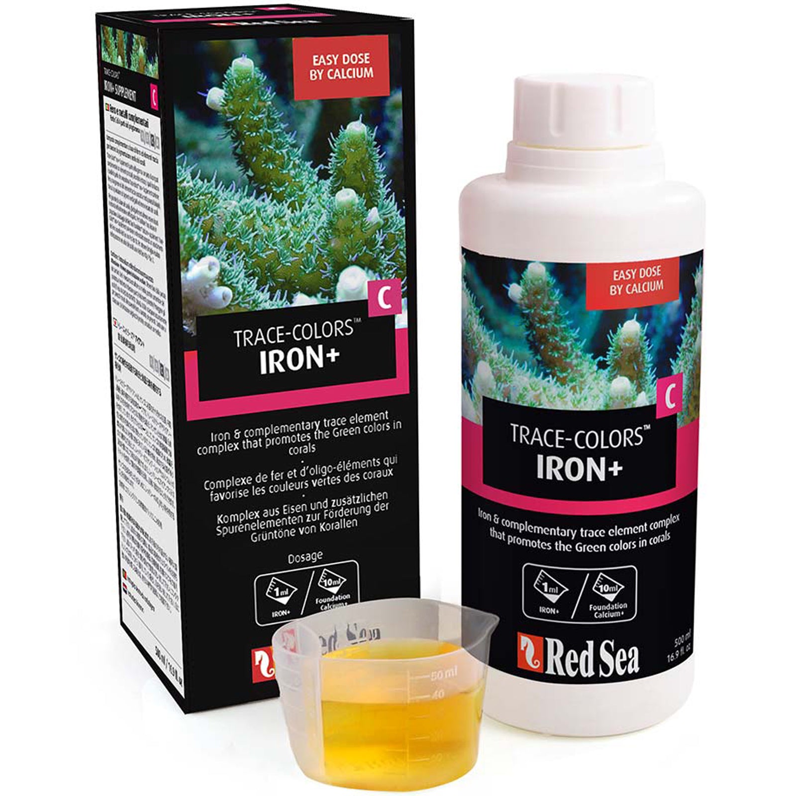 Red Sea Trace Colors C Iron+ Supplement 500mL | ASAP Aquarium
