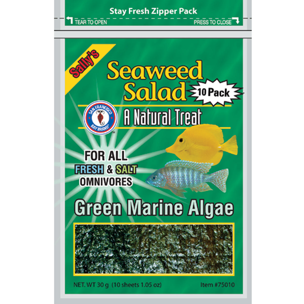 San Francisco Bay Brand Seaweed Salad 30 grams | ASAP Aquarium