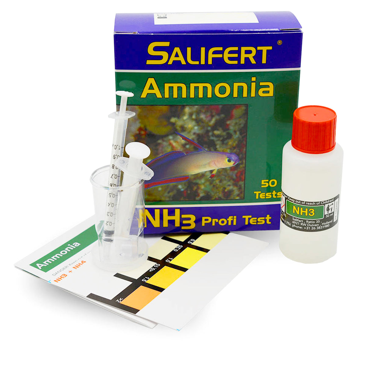 Salifert Test Kit Ammonia | ASAP Aquarium
