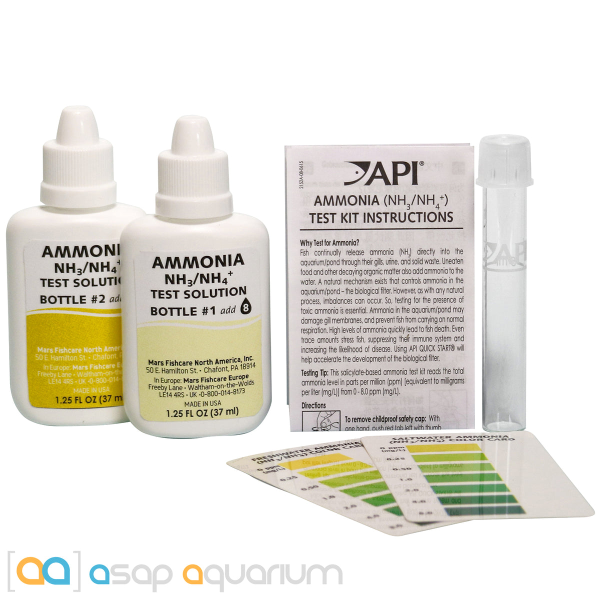 API Ammonia Test Kit | ASAP Aquarium