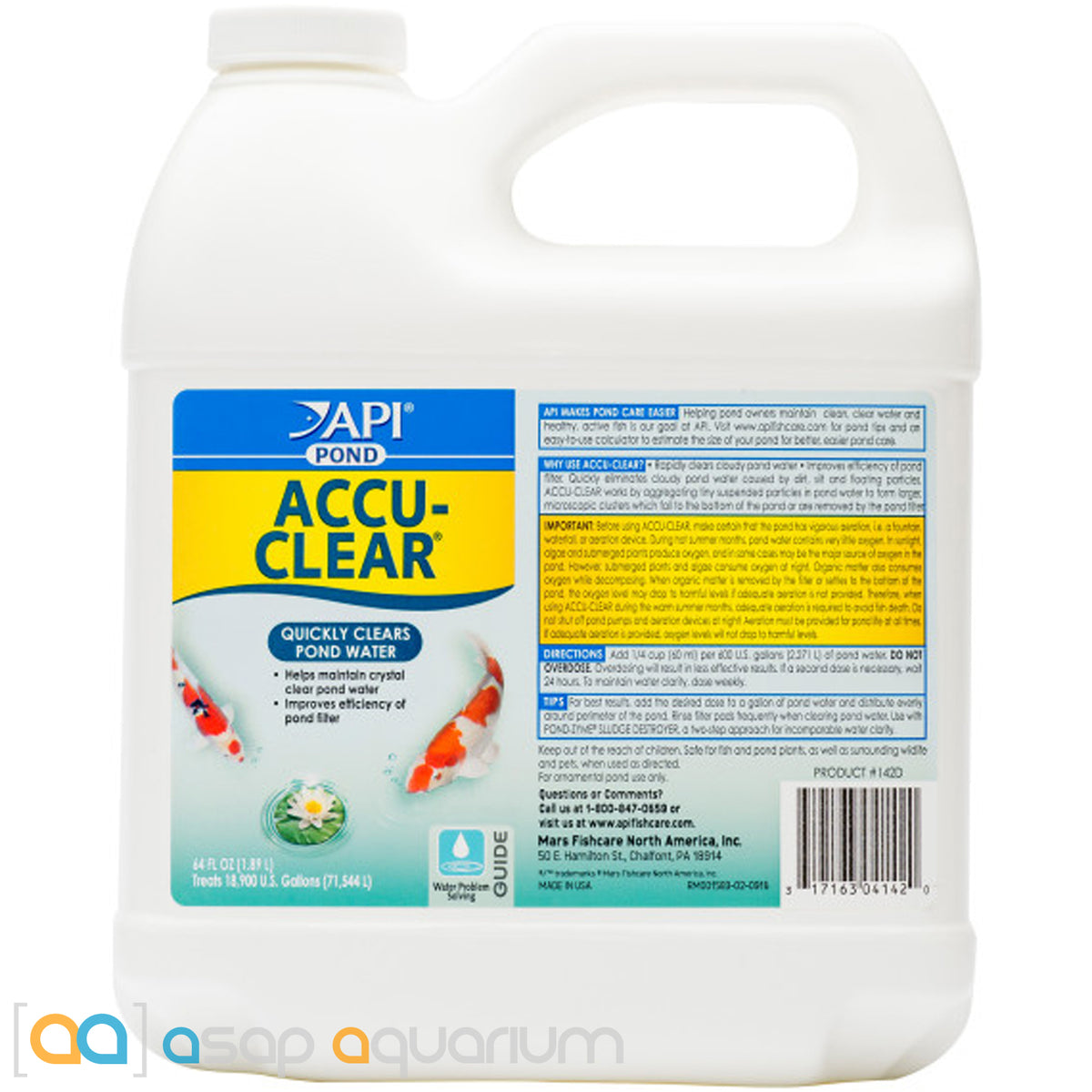API Pond Accu-Clear 64oz.– ASAP Aquarium