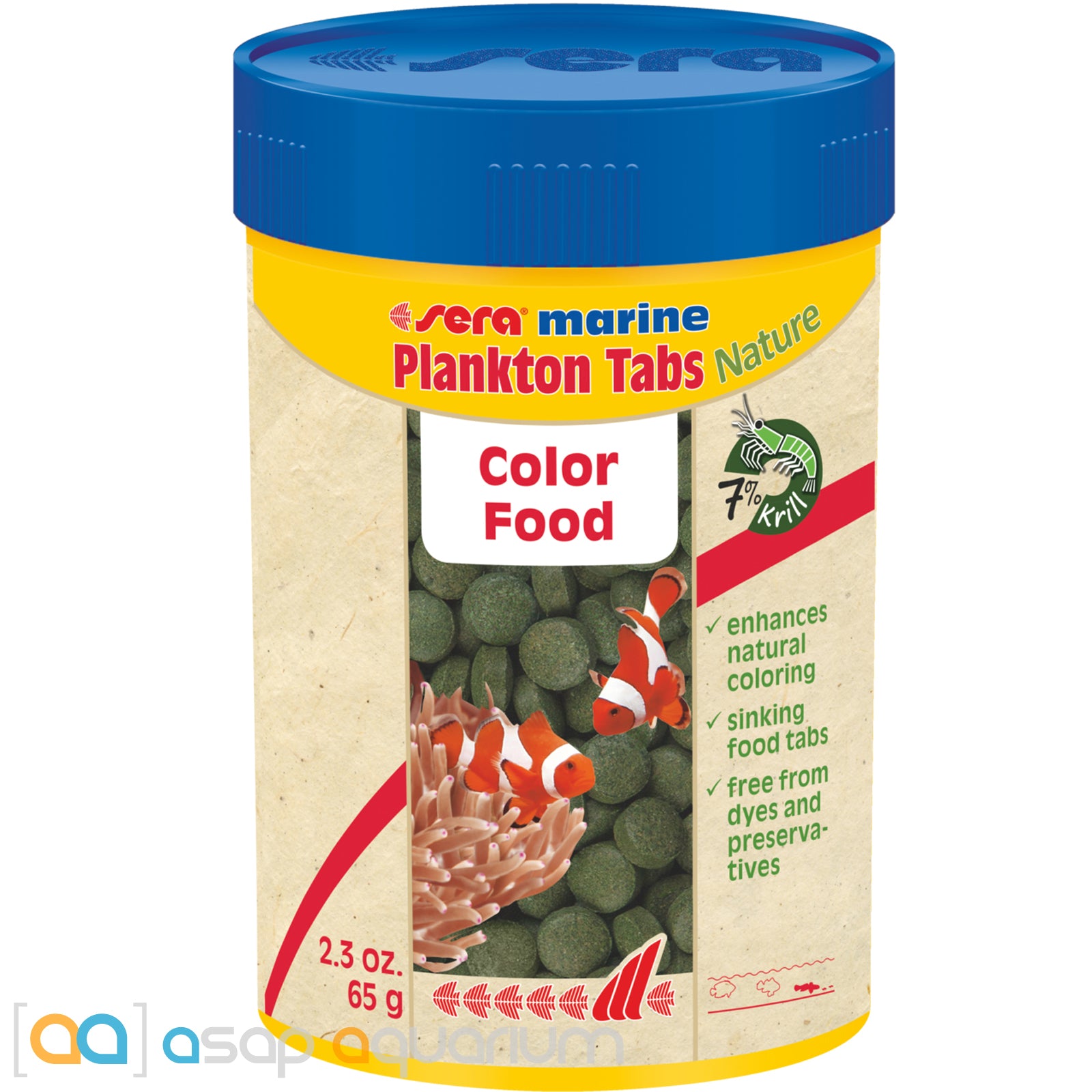 Sera Marine Plankton Tabs Nature 100mL | ASAP Aquarium
